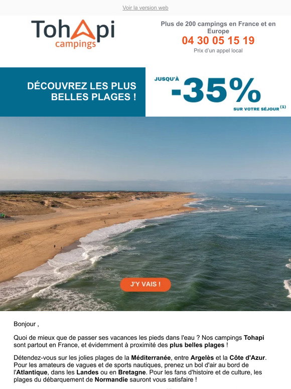 Tohapi: 🏖️ Réservez vite votre place sur les plus belles plages près de ...