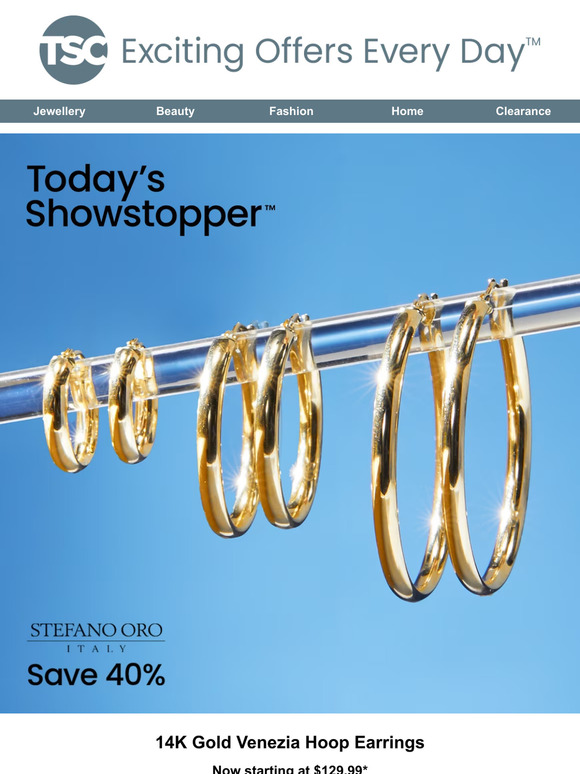 The Shopping Channel: Double Today’s Showstopper™ - Stefano Oro & Nina ...