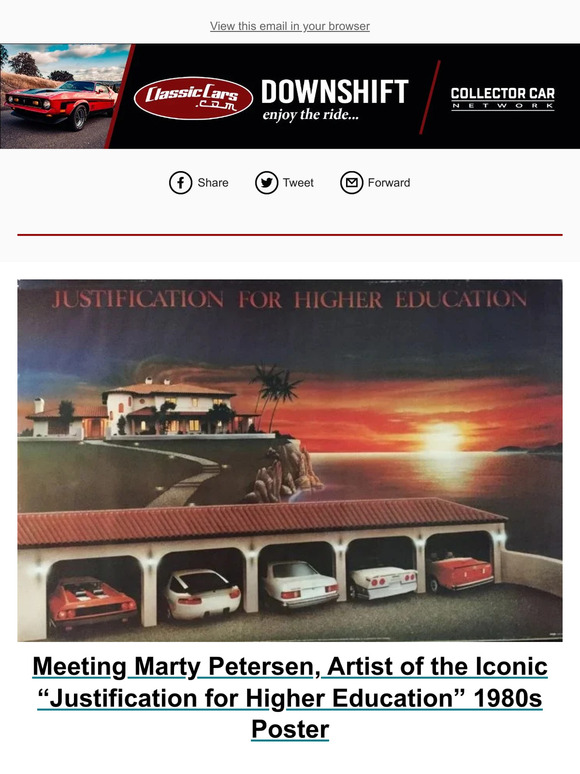 ClassicCars: Meeting Marty Petersen, Artist of the Iconic ...