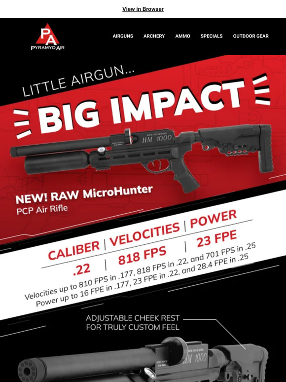 Pyramyd Air: Size Matters Not - Meet the Mighty Microhunter! | Milled