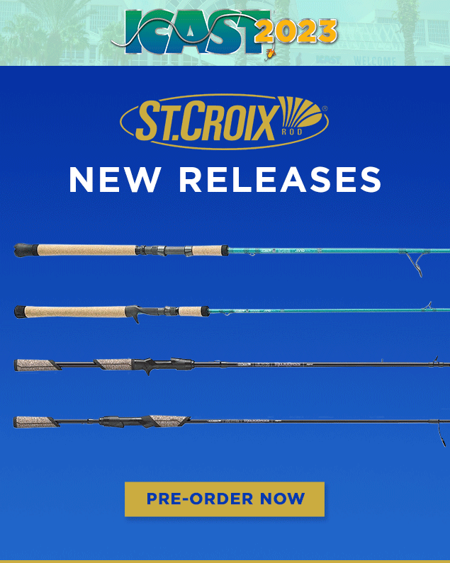 Tackle Direct: Pre-Order: 2023 St. Croix ICAST New Releases! | Milled
