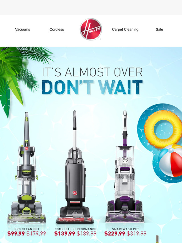 Hoover: 50% off is almost over | Milled