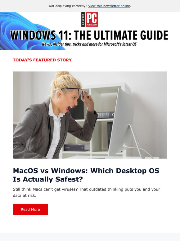 PCMag: Is Windows the Safest Desktop OS? | 200+ Best Prime Day Deals 🎉 ...