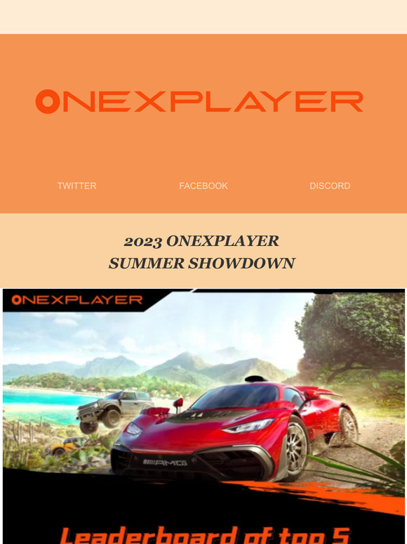 Onexplayer: 🏆Top 5 Leaderboard Released! - 2023 ONEXPLAYER Summer ...