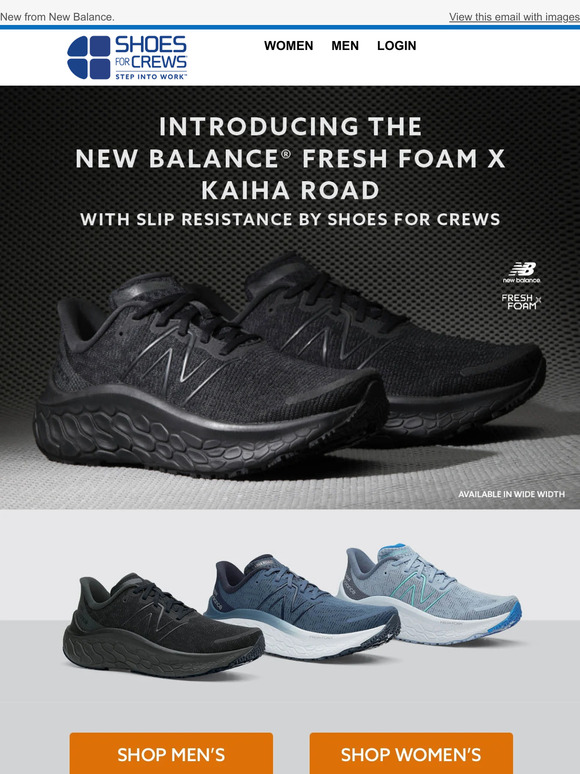 Shoes for Crews: Experience Unmatched Comfort With NB Fresh Foam X ...