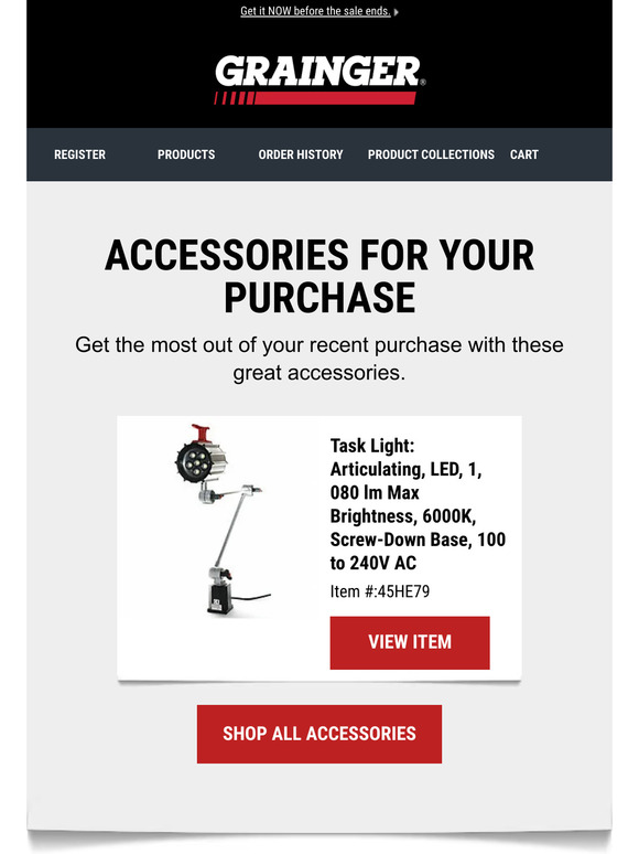 Grainger Email Newsletters: Shop Sales, Discounts, and Coupon Codes