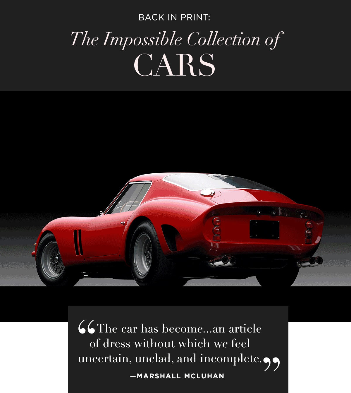 Assouline: The Impossible Collection of Cars | Milled