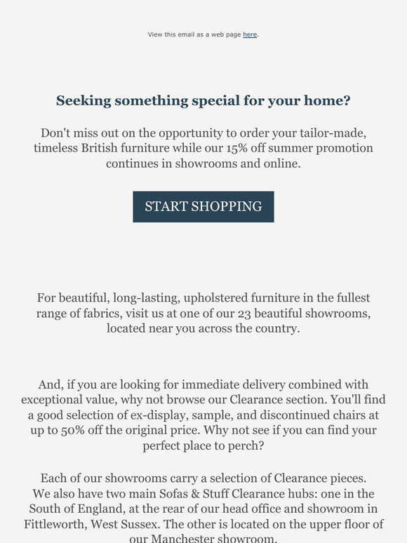 Sofas and Stuff Limited: Seeking something special? | Save now with 15% ...