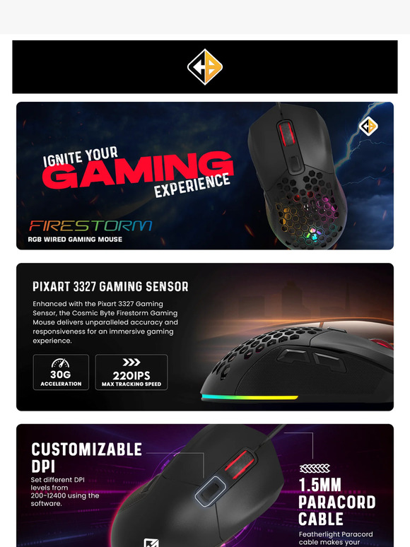 Cosmic Byte: SPECIAL LAUNCH OFFER! Unleash Your Gaming Dominance with ...