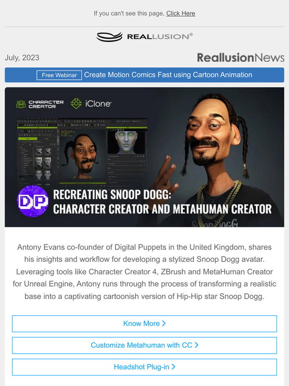 Reallusion: Recreating Snoop Dogg: Transforming a realistic base into a ...