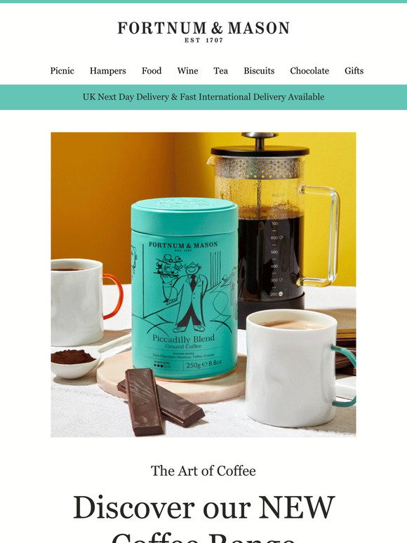 Fortnum & Mason: Introducing Our New Coffee Range… | Milled