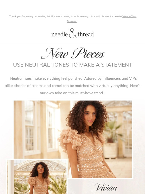 Needle & Thread: A tonal colour palette 🤍 | Milled