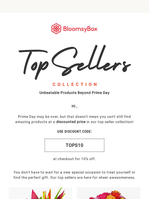 BloomsyBox.com: 10% off! 🤩 Explore Our Top Sellers now | Milled