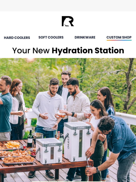 RTIC: Introducing the Halftime Water Cooler | Milled
