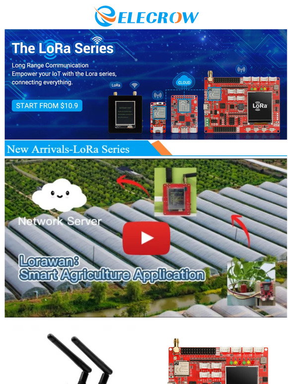 Elecrow: 💡Customize Your Own LoRa Network! Special Code for limited ...