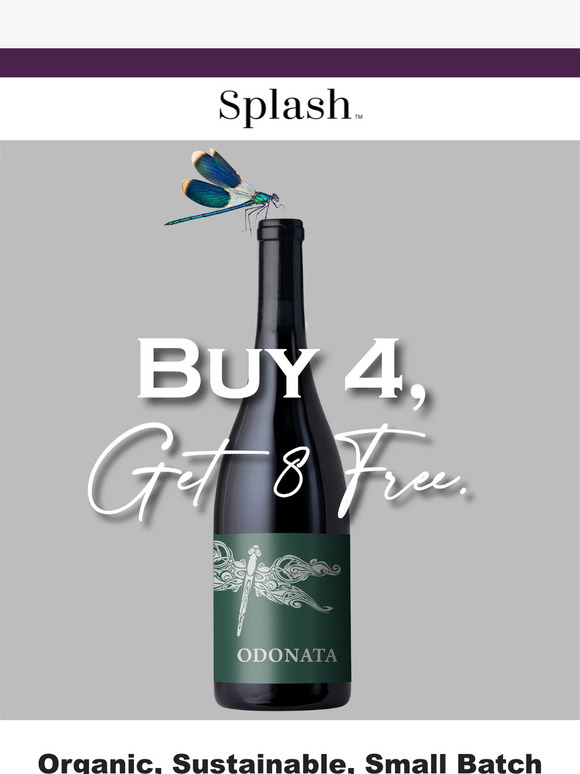 Splash Wines: BUY 4, Get 8 FREE: Two Vintages of Odonata Petite Syrah ...