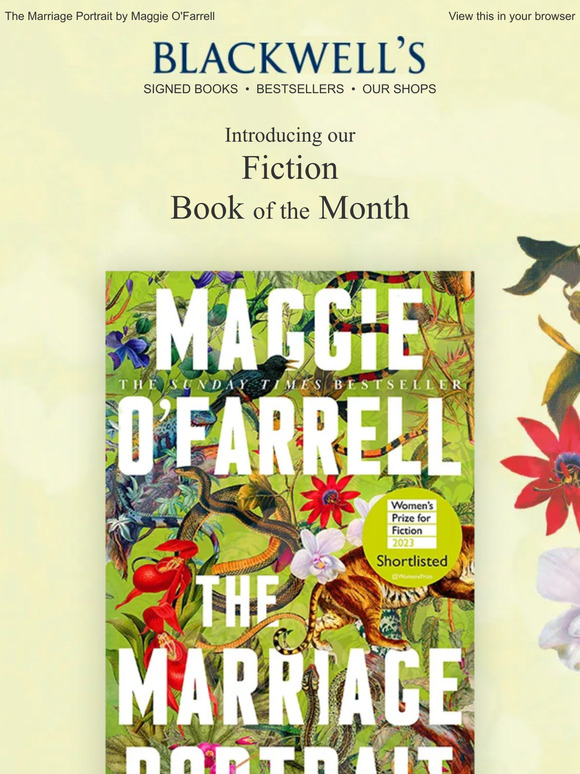 Blackwell's: Introducing Blackwell's Fiction Book of the Month | Milled