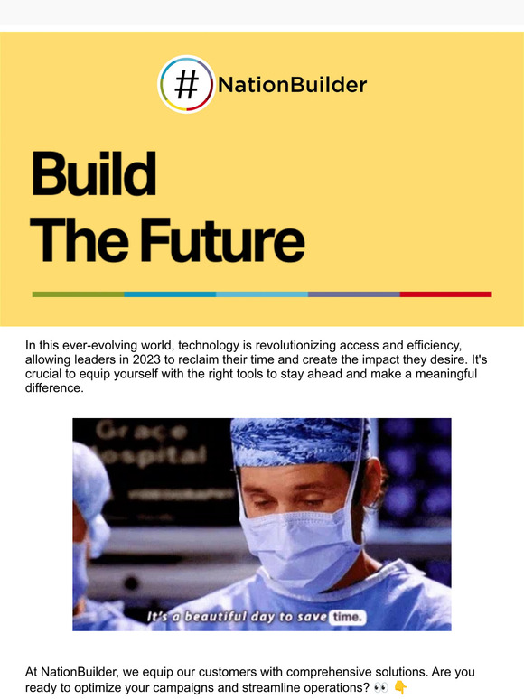 NationBuilder: 4 new tools to making your team’s time more efficient ⏰ ...