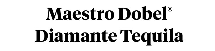 Minibar Delivery: Maestro Dobel Diamante: The World’s First Cristalino ...