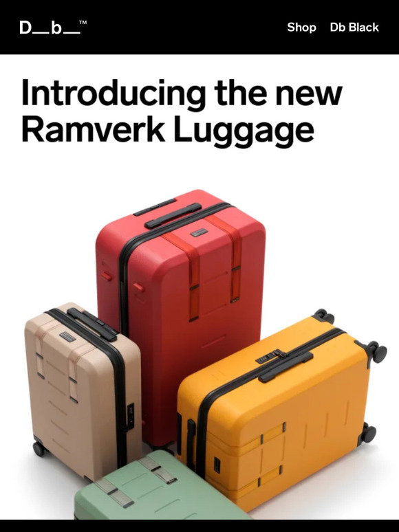 Db: Introducing the brand new Ramverk Luggage | Milled