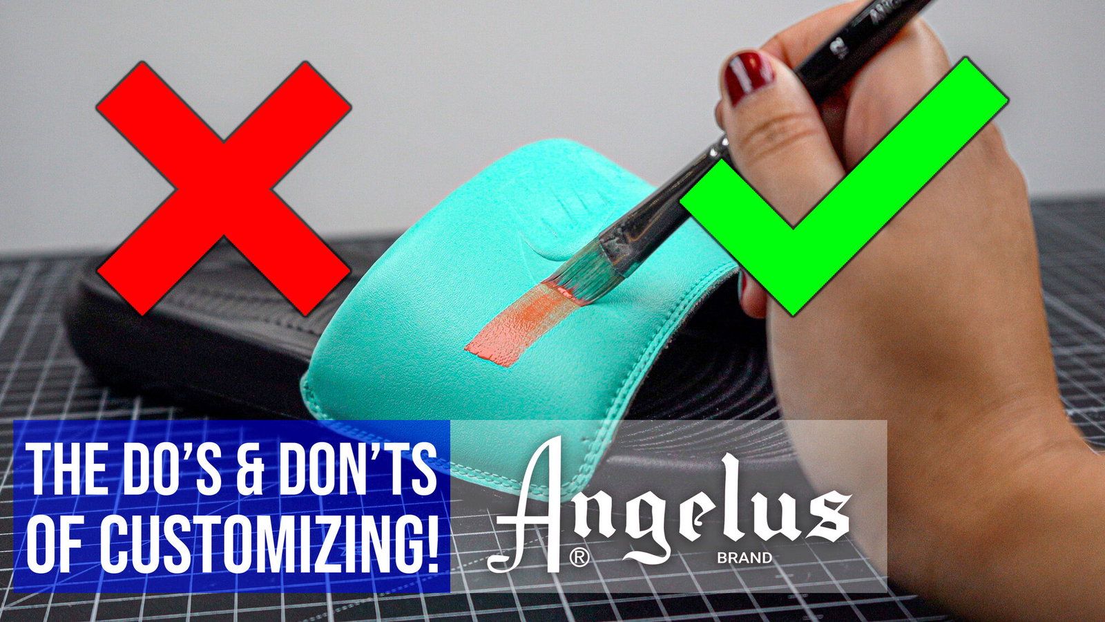 Angelus Direct: Learn the Do's & Don'ts of Angelus Paints. 🎨 | Milled