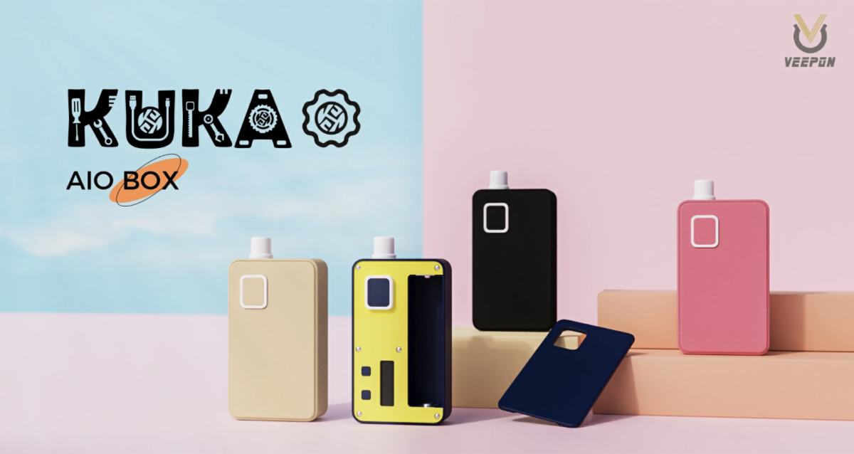 Vapor DNA: Veepon introduces the KUKA AIO --- all-in-one vape mod ...