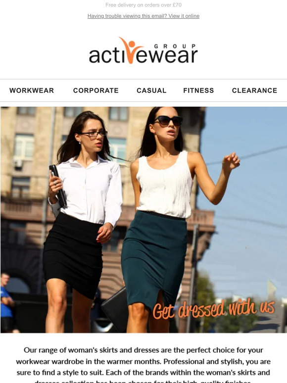 The Activewear Group: Dresses and Skirts for the office | Milled