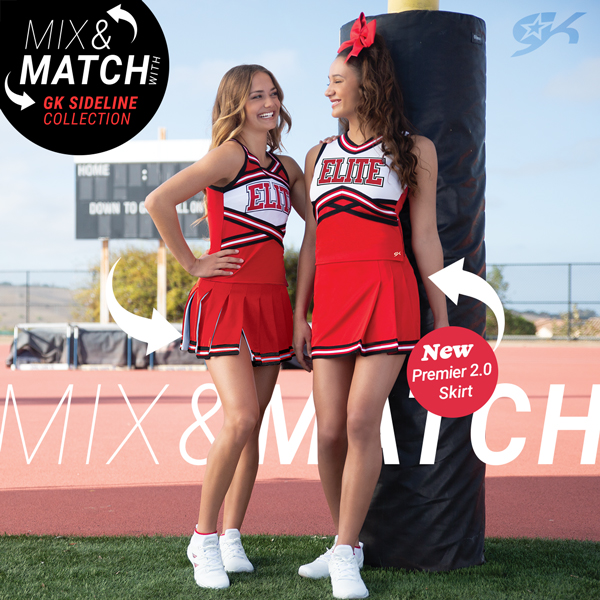 Omni Cheer: Get Creative with Mix & Match GK Sideline Uniforms! | Milled