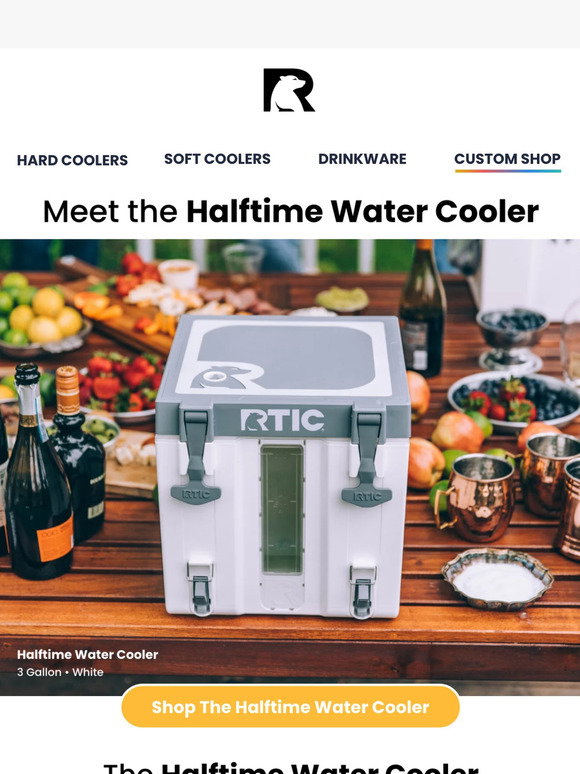 RTIC: Good News: Halftime Water Cooler is Here! | Milled