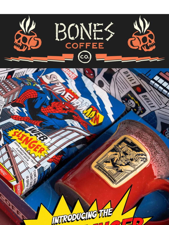 Bones Coffee Company: Introducing the Web-Slinger Collector's Box! 🕸️ ...