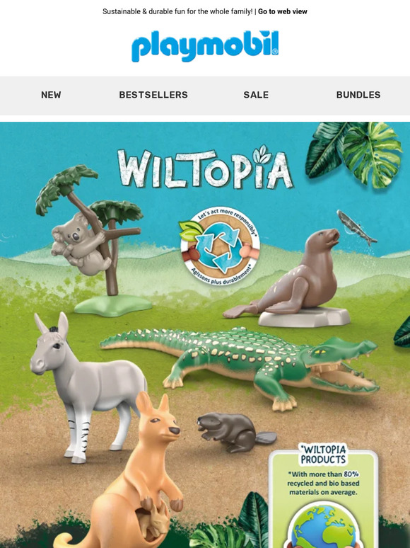 PLAYMOBIL: PLAYMOBIL gone wild! The BRAND NEW Wiltopia animals are here ...