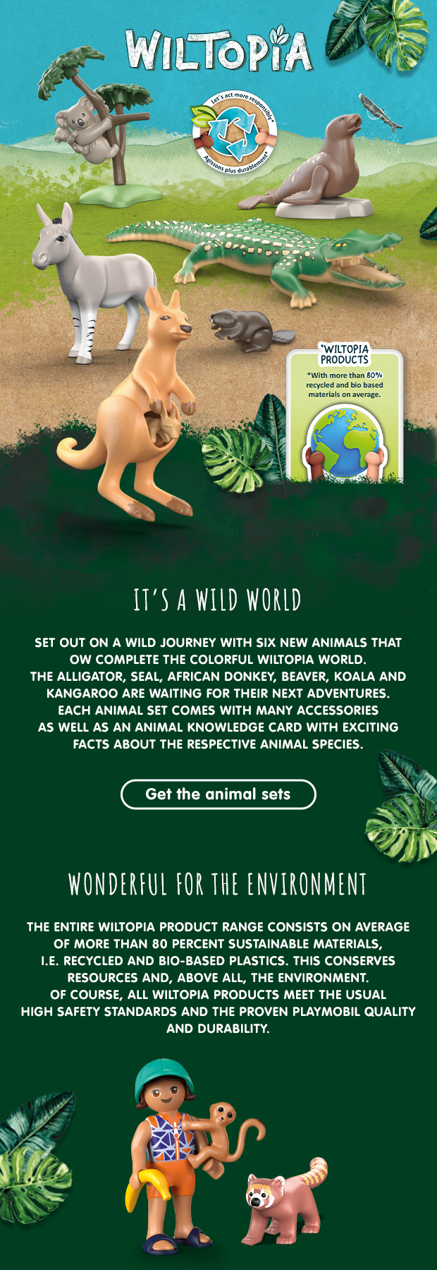 PLAYMOBIL: PLAYMOBIL gone wild! The BRAND NEW Wiltopia animals are here ...