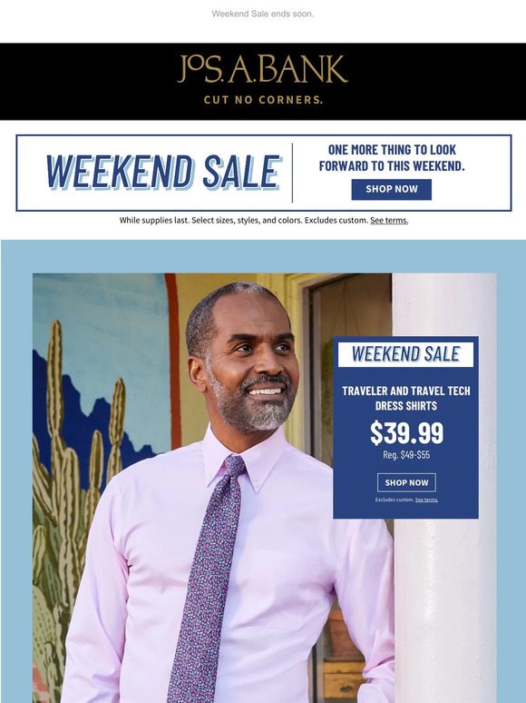 Jos. A. Bank: Polos & shorts. | Milled