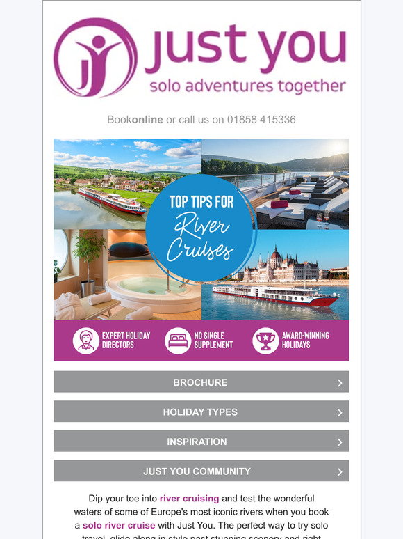 JustYou: Discover our top tips for River Cruising | Milled