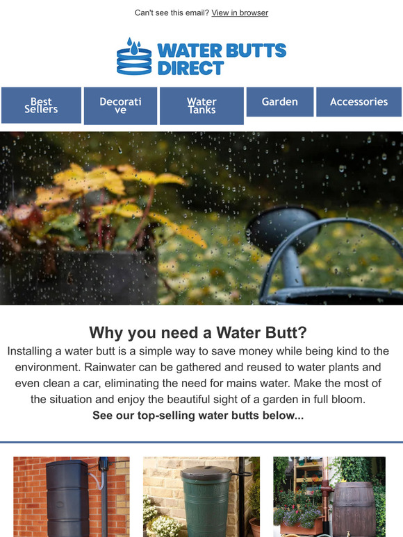 Water Butts Direct: Get Ready for the Next Heatwave: Buy a Water Butt Now! | Milled