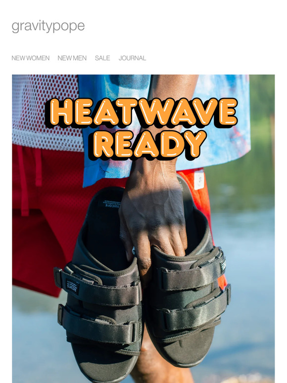 gravitypope: Heatwave Ready ☀️ | Swimwear, Shades, Sandals + Sunscreen | Milled