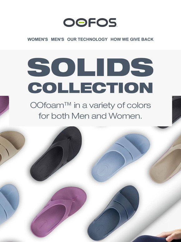 OOFOS: NEW Additions to the Solids Collection | Milled