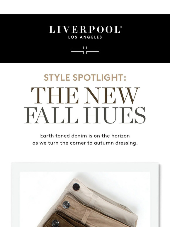 Liverpool: Style Spotlight: The New Fall Hues for Men! | Milled
