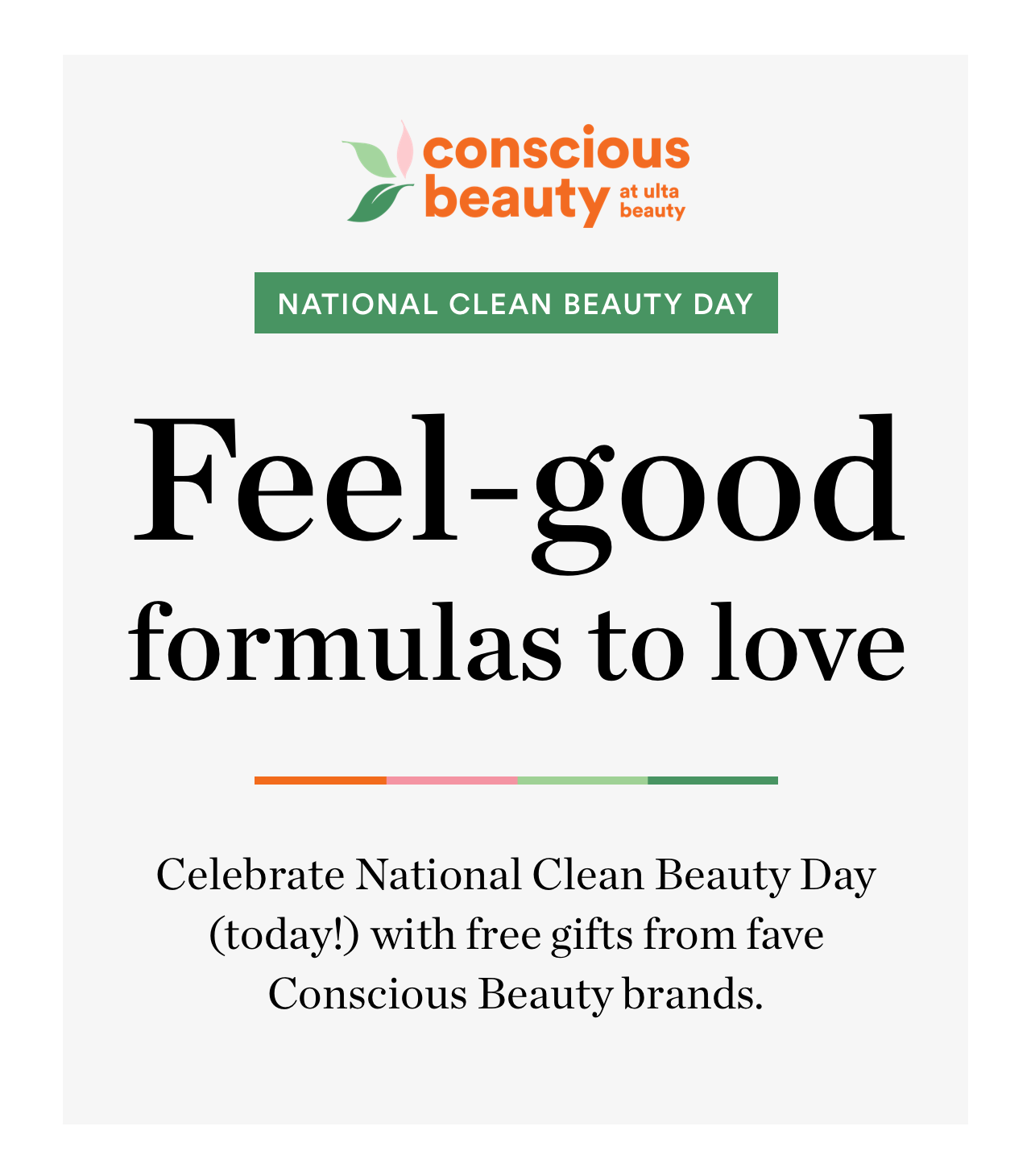 Ulta Beauty: The Conscious Beauty brands you 💚💚💚 | Milled