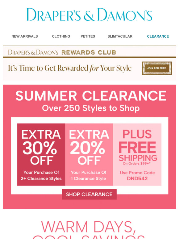 Draper's & Damon's: These Cool Savings Feel Amazing! | Milled