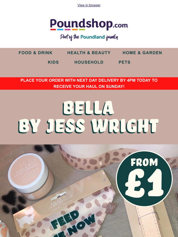 Poundshop: INTRODUCING: Bella by Jess Wright's NEW Pet Range! 🐾 | Milled