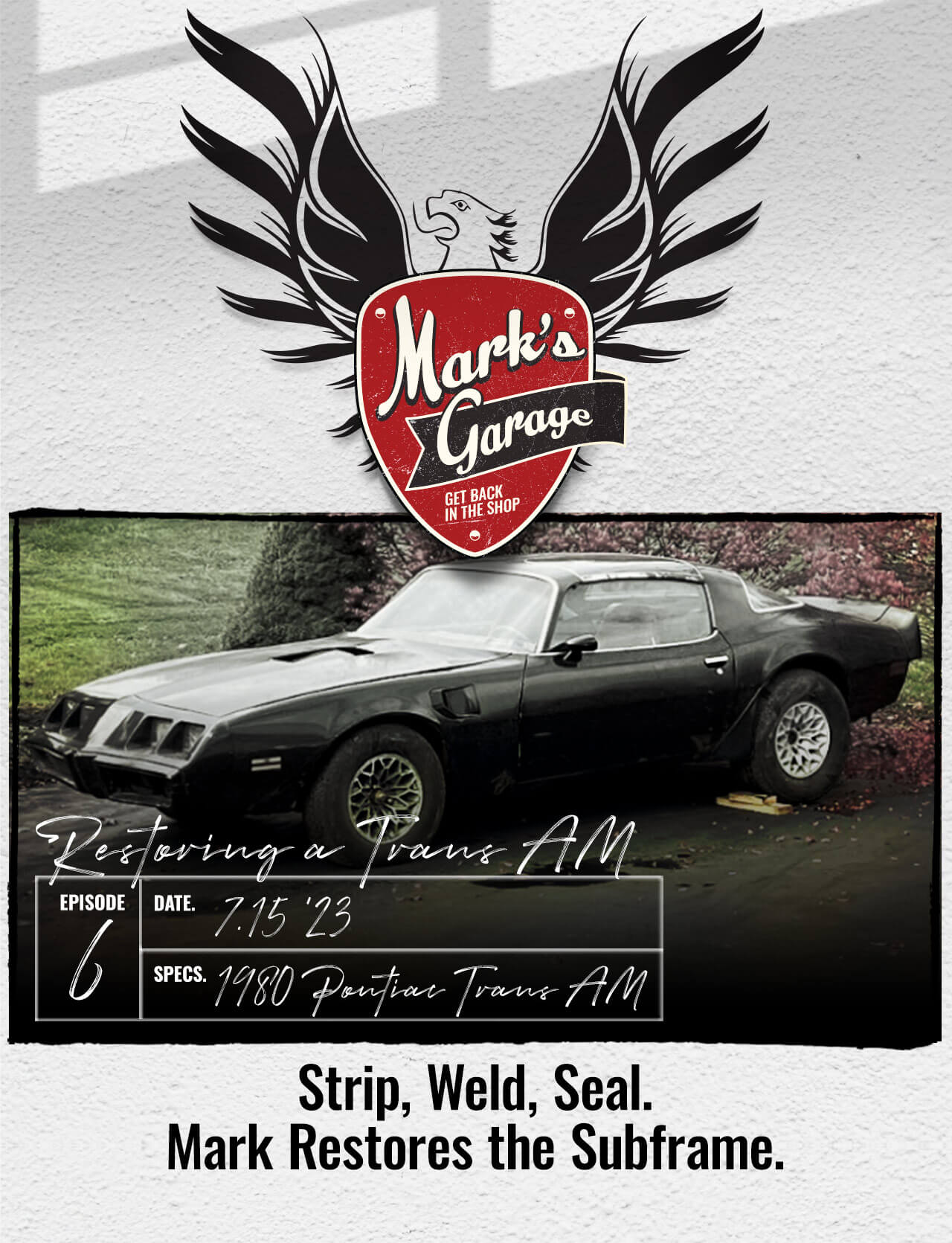 Eastwood: 🔨Mark’s Garage – Subframe Resto - 1980 Trans Am | Milled