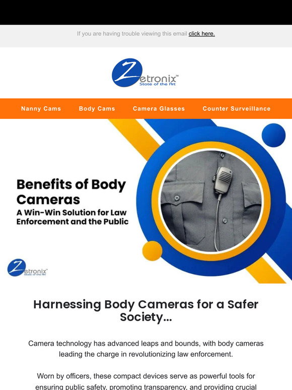 Zetronix: Harnessing Body Cameras: Are they the Key to a Safer Society ...