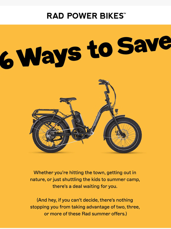 Rad Power Bikes: 6 ways to save | Milled