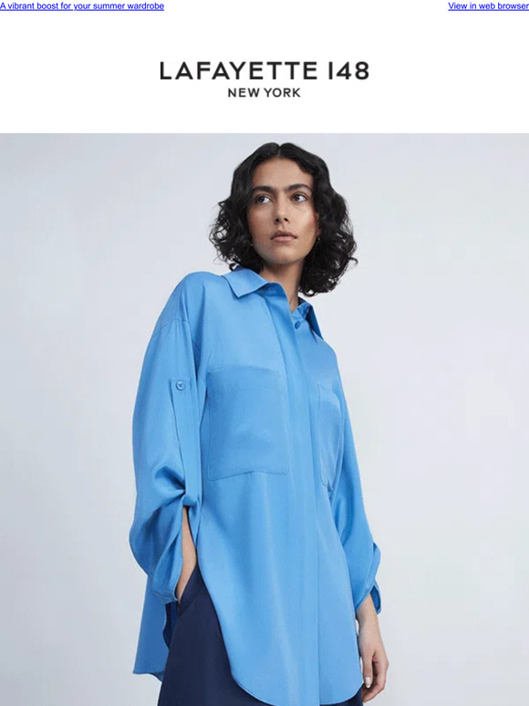 Lafayette 148 New York: Sonic Blue: A Color Story | Milled