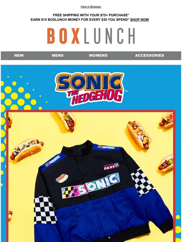 BoxLunch: 🦔 Sonic the Hedgehog stars in our new collection! | Milled