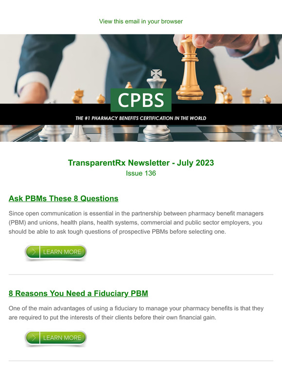 TransparentRx: A Sneak Peek into Pharmacy Benefit Management Insights ...