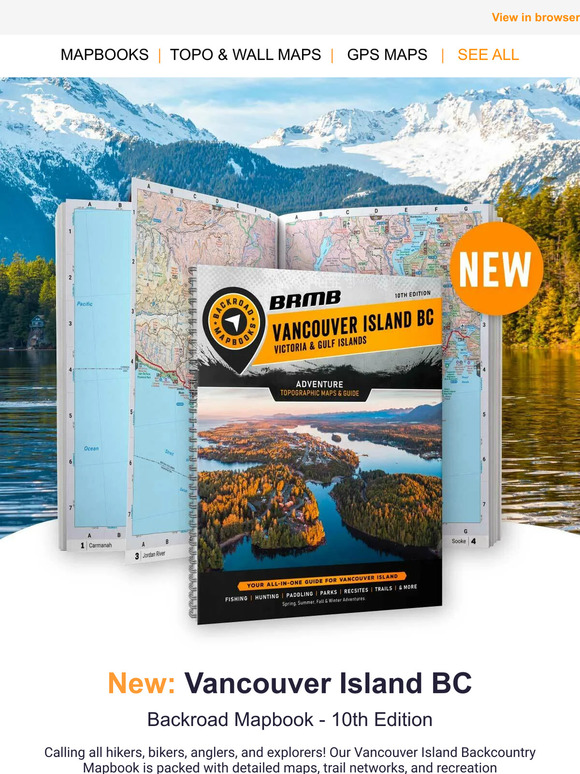 Backroad Mapbooks: NEW: Vancouver Island BC Backroad Mapbook! | Milled