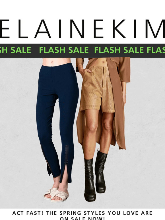 Elaine Kim: LIMITED TIME ONLY: SHOP THE FLASH SALE ON MUST-HAVE PANTS AND SKIRTS! | Milled