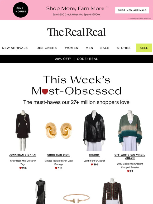 The RealReal: This week's most obsessed styles | Milled